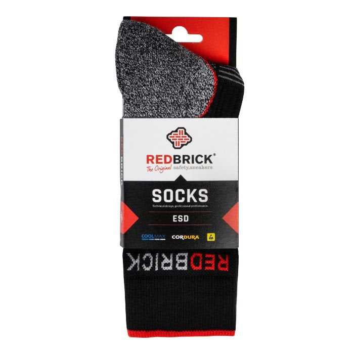 Redbrick ESD Socks 3 Pairs | UnishoreWorkwear.com – Unishore Workwear