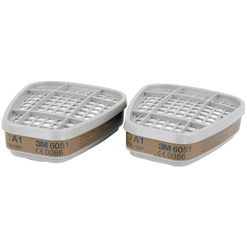 8 Stuks 3M 6051 Gas- En Dampfilter A1 - Unishore Workwear